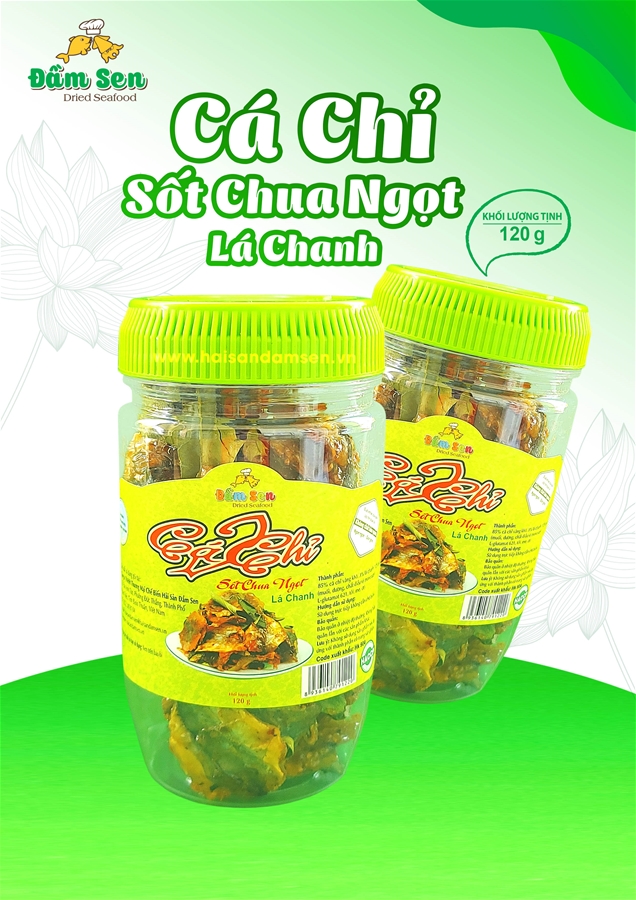 CÁ CHỈ SỐT CHUA NGỌT LÁ CHANH | Hải sản Đầm Sen